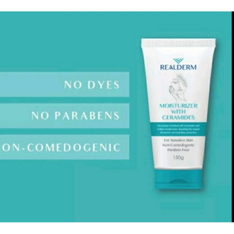 RealDerm Moisturizer Cream with Ceramides 150g EXP 12/2027 | Shopee ...