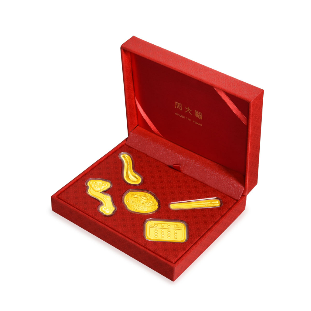 Chow Tai Fook 999 Pure Gold 5-piece-set Display Ornaments - R28351 ...