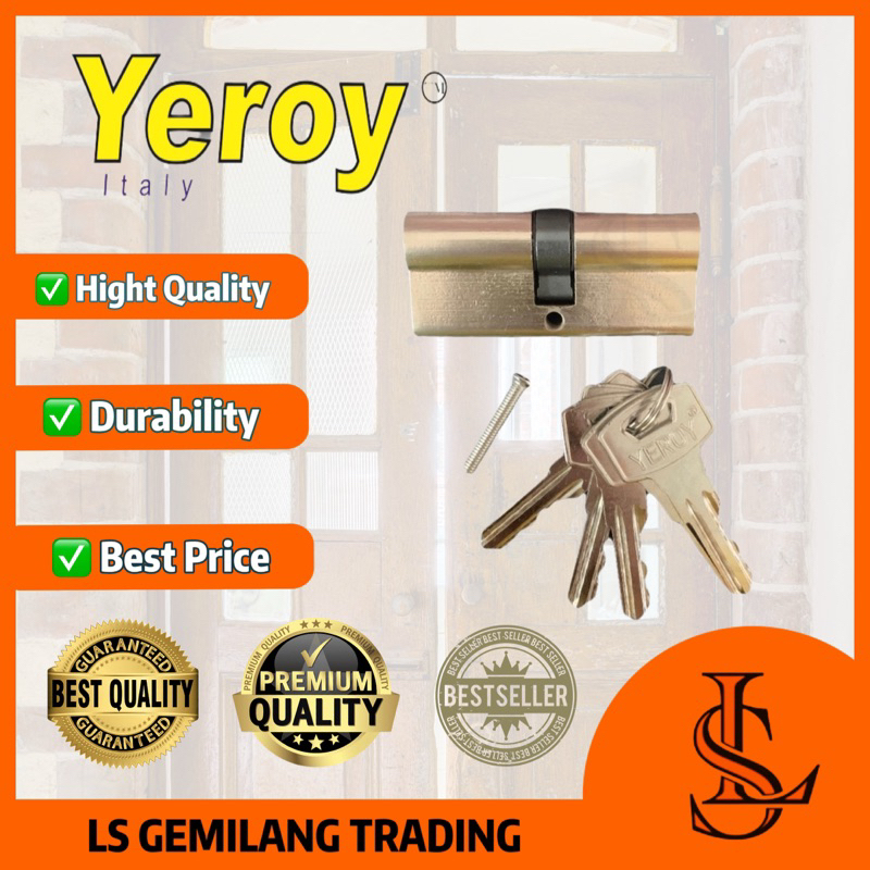 LS GEMILANG YEROY Mortise Door Cylinder Lock DOOR lock Grill Door ...
