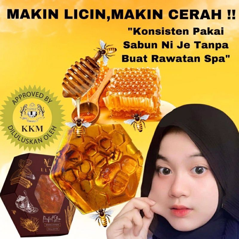 ELVY FACE SOAP PERFECT SKIN ORIGINAL HQ READY STOCK | Shopee Malaysia