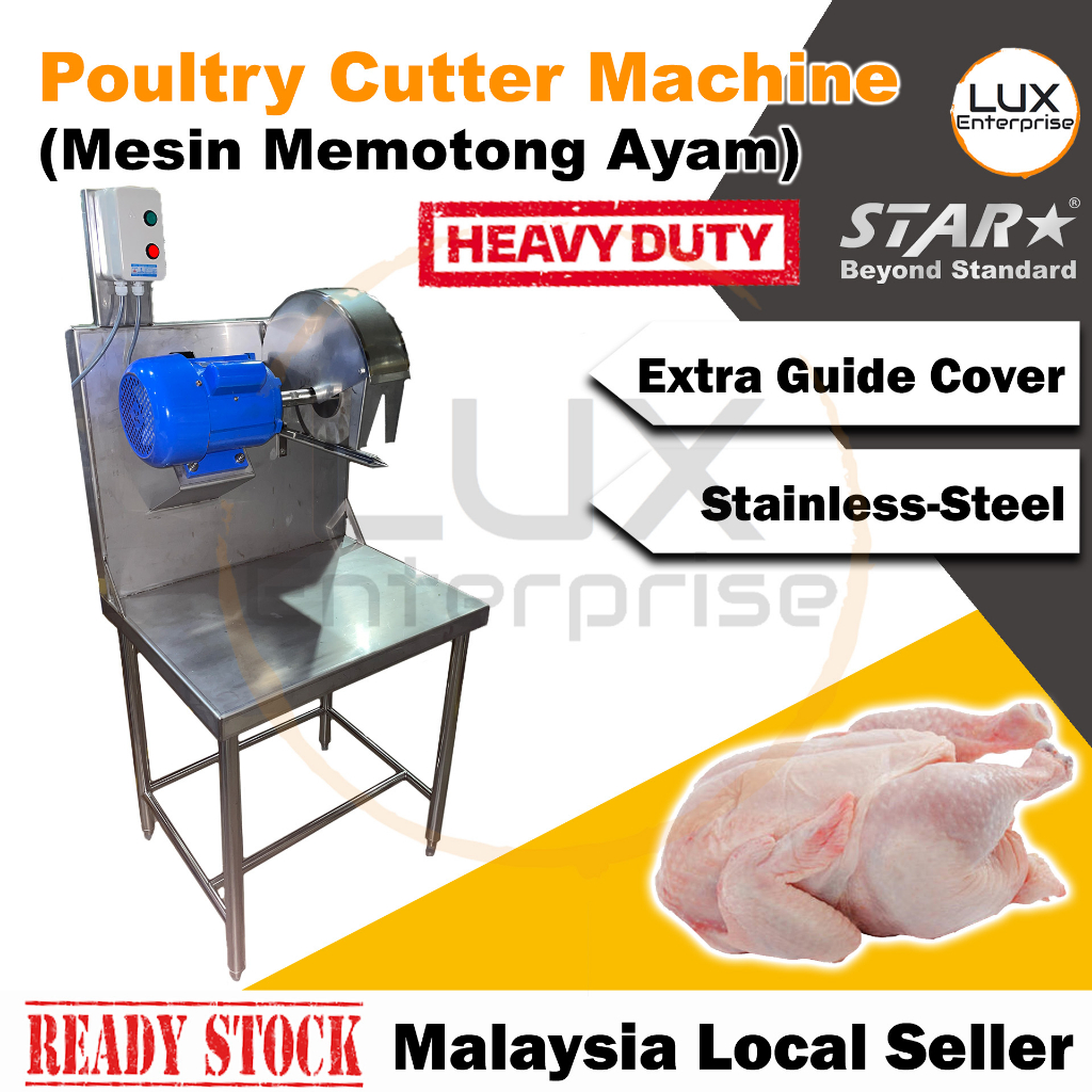 🔥READY STOCK🔥 HEAVY-DUTY Stainless Steel Chicken Cutter Machine Machine ...