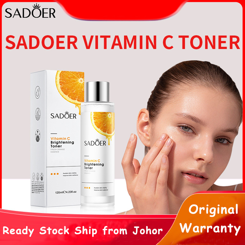 SADOER Vitamin C Face Lotion Toner Natural Plant Hydrating Water PH Balance Facial Toner Lotion ...