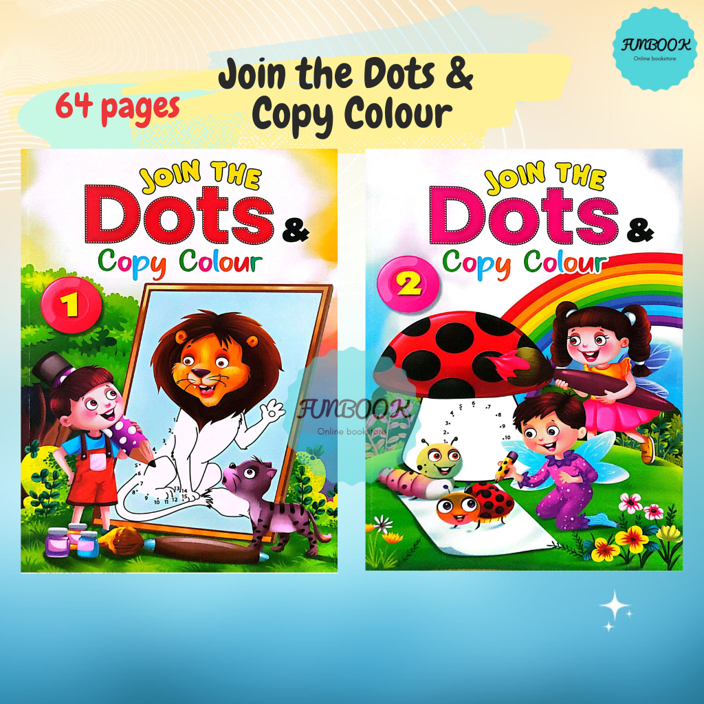 [FUNBOOK] Join The Dots & Copy Colour Spot the Difference / Colouring ...