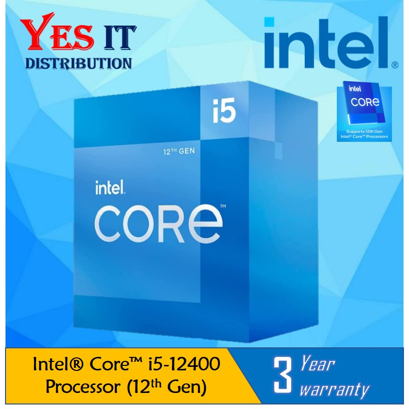 [COMBO SET] Intel® Core™ i5-12400 Processor + MSI PRO H610M-E LGA1700 ...