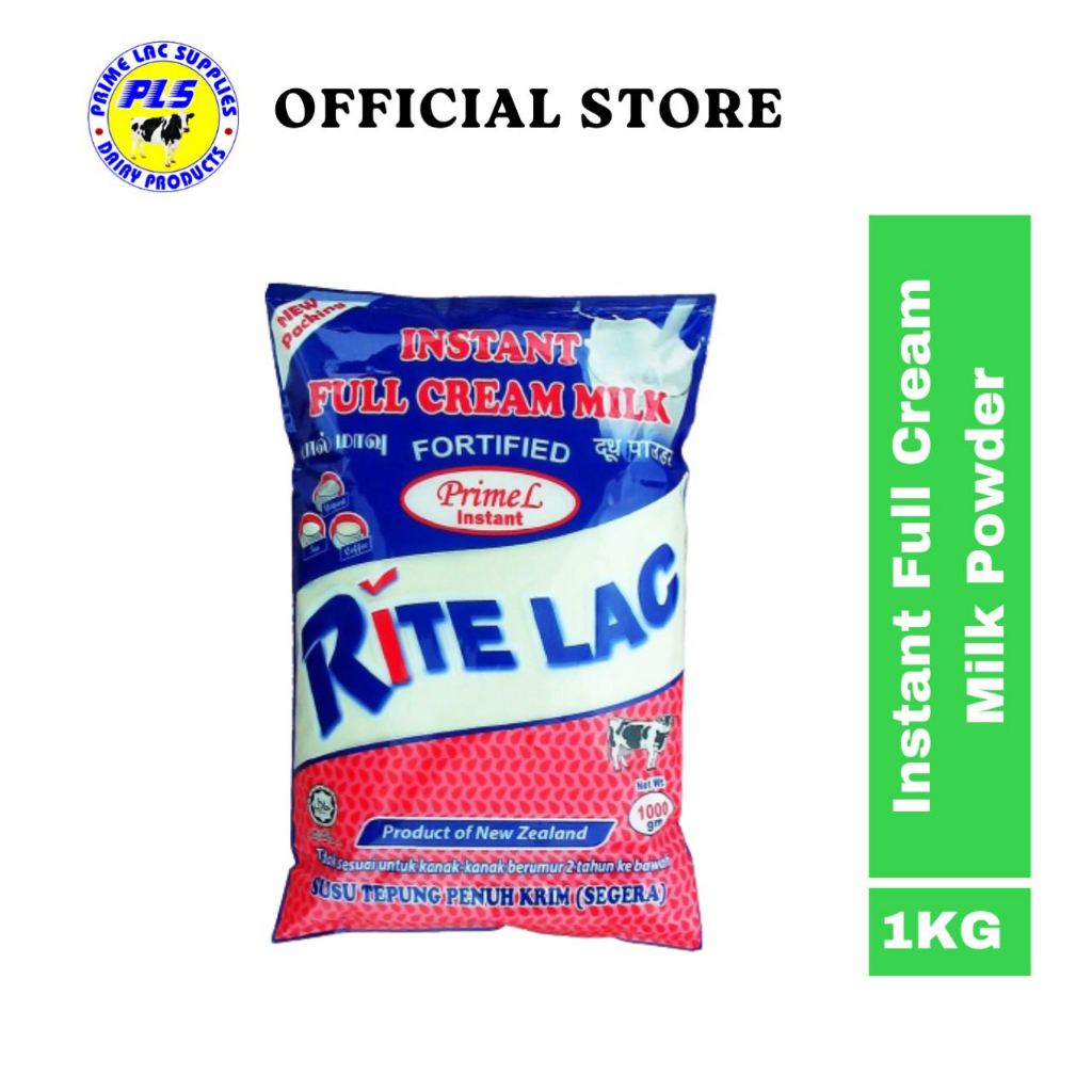 RITE LAC Instant Full Cream Milk Powder - Susu Tepung SEGERA penuh Krim ...