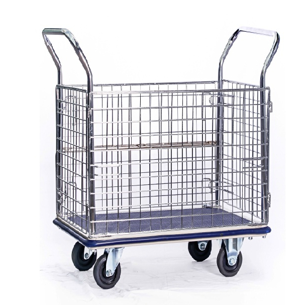 MYSTAR Hand Truck Trolley 90 x 61 x 86 cm up to 300Kg Load Capacity 5 ...