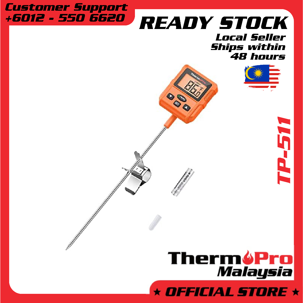THERMOPRO-TP511 DIGITAL CANDY THERMOMETER | Shopee Malaysia