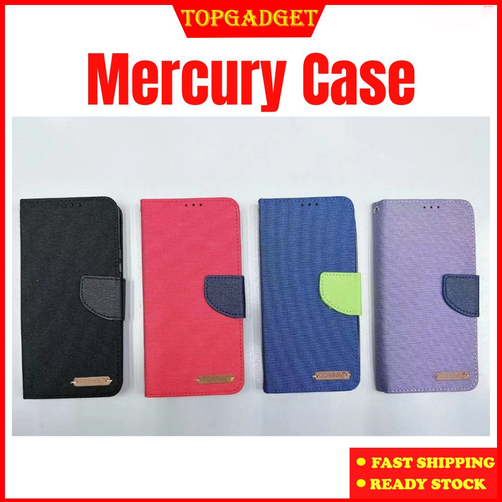 Redmi A3 9a 9c 12 4g 12c 13 13c Mercury Card Wallet Magnetic Flip Case