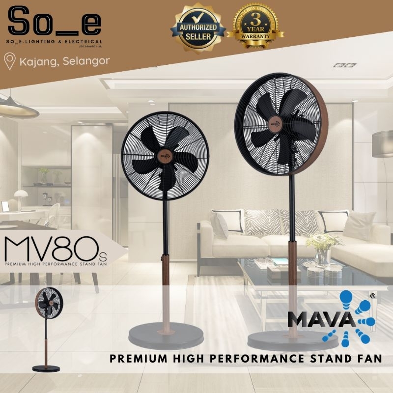(Ready Stock) Mava Fan MV80s AC Motor Stand Fan 16inch | Shopee Malaysia