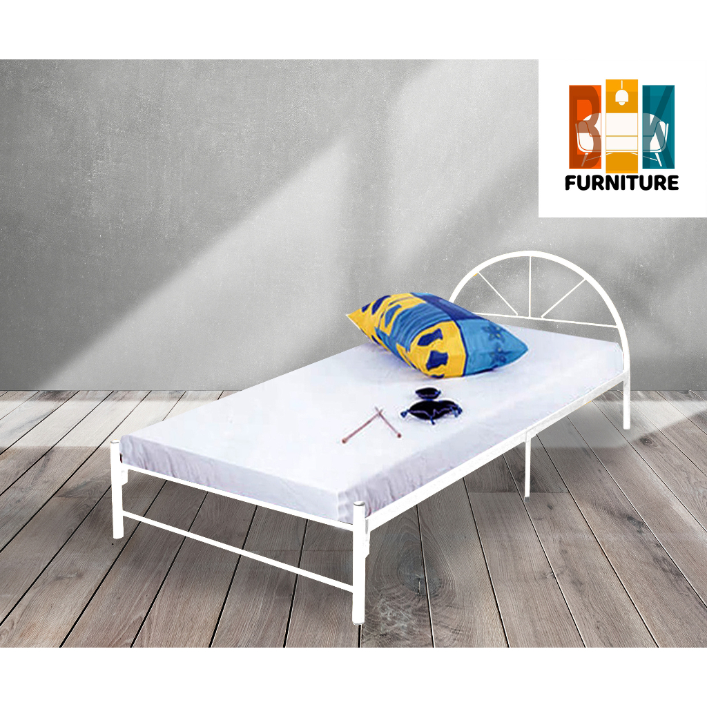 (READY STOCK) Katil Single/Single Bed Frame/Katil hostel/Metal Bed/Bed ...