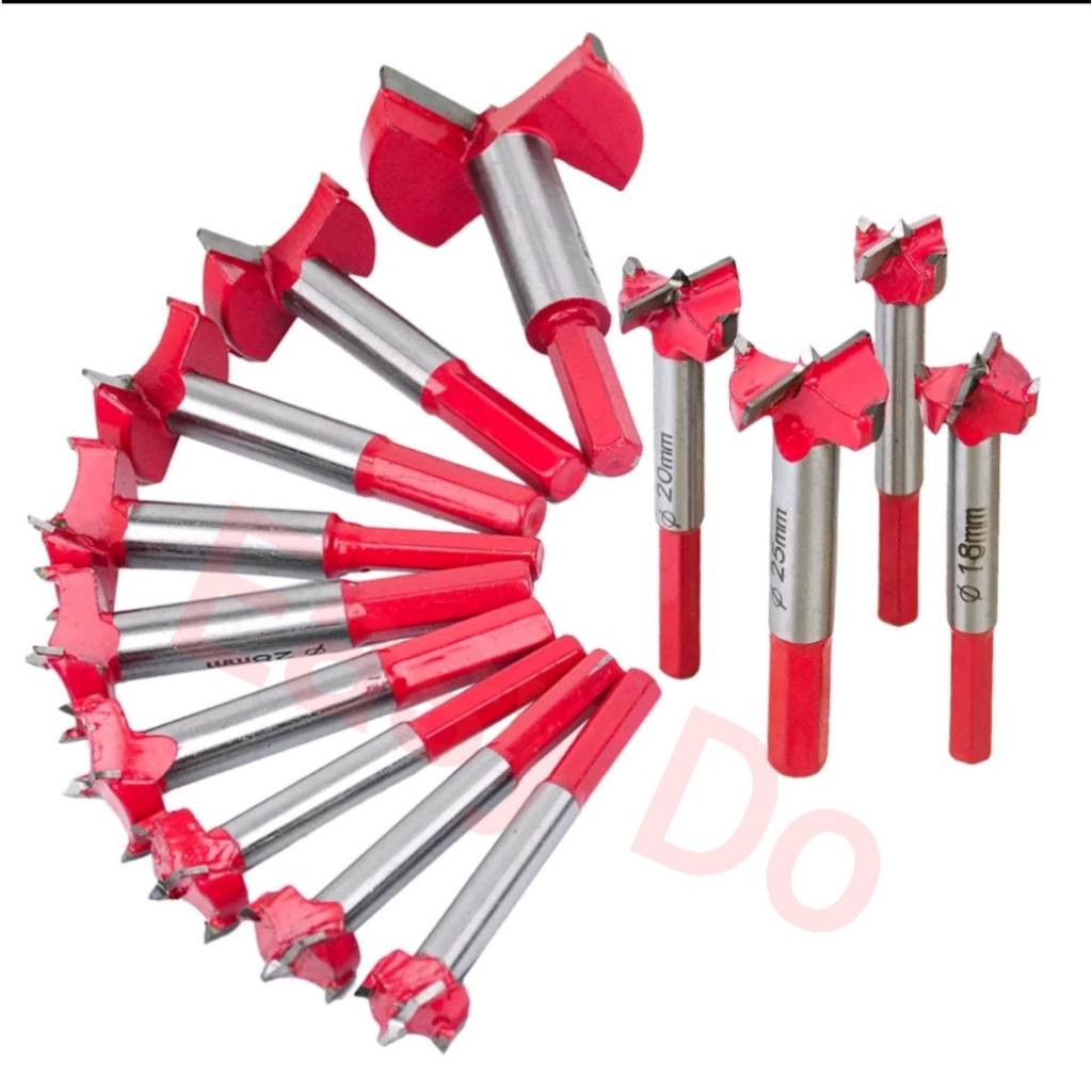 15mm-60mm Forstner Drill Bit Carbide Tip Auger Woodworking Hole Saw ...