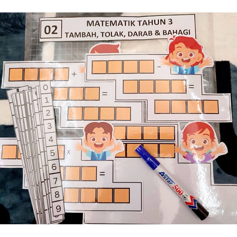 ABM BBM Matematik Tahun 3 Tambah, tolak, darab & bahagi | Shopee Malaysia