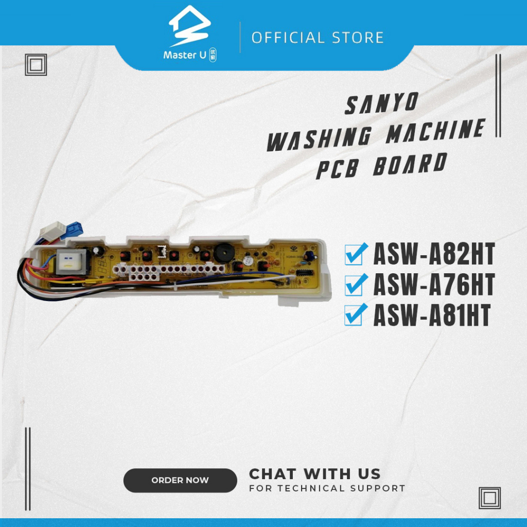 SANYO WASHING MACHINE PCB BOARD MODEL ASW-A82HT / ASW-A76HT / ASW-A81HT ...
