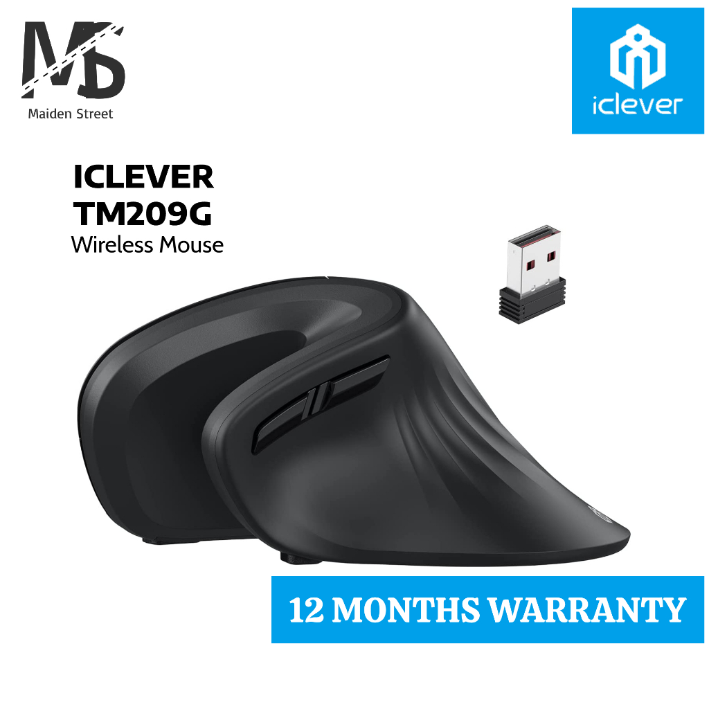 iClever Ergonomic Mouse - Wireless Vertical Mouse 6 Buttons with ...