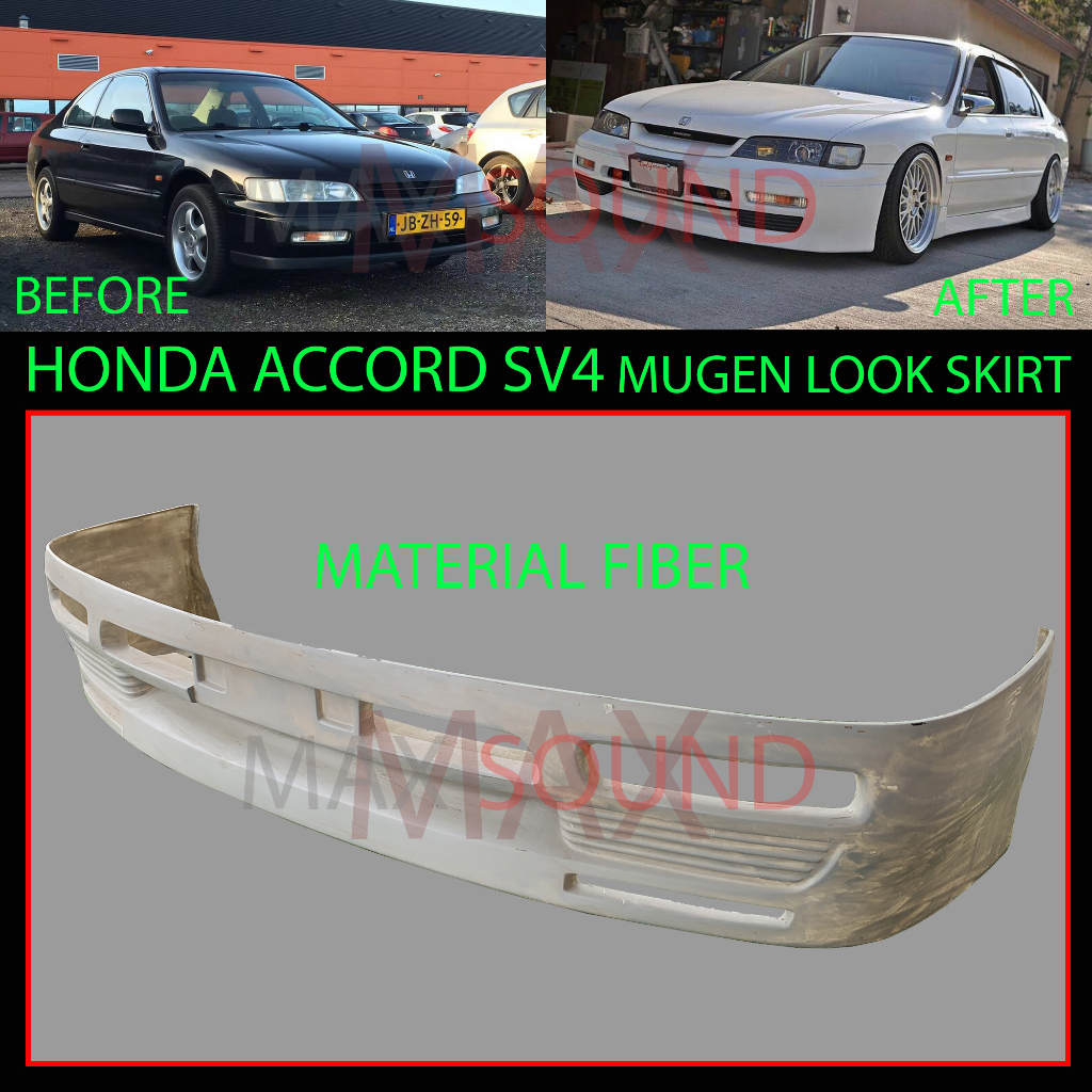 Honda Accord CD5 SV4 94-95 MUGEN KIT SKIRT LIP BODYKIT JDM FIT FOR ...
