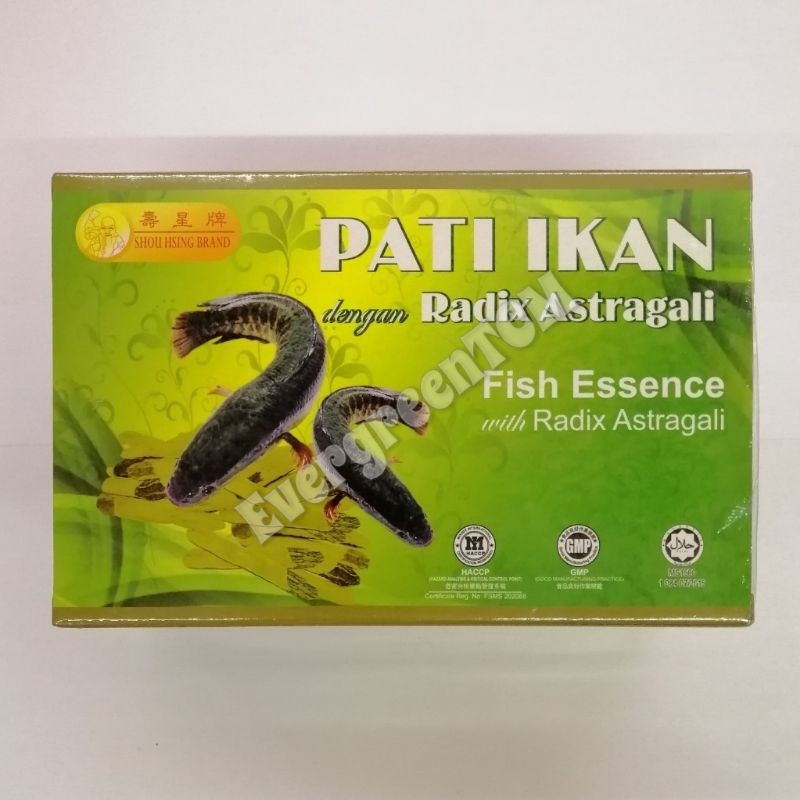 Fish Essence with Radix Astragali 寿星牌 北芪生鱼精 (Pati Ikan Haruan) | Shopee ...