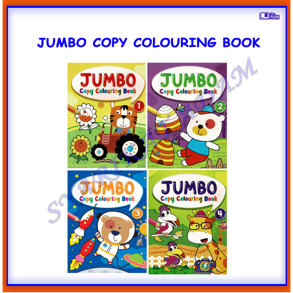 [ADM]JUMBO COPY COLOURING BOOK-MIND TO MIND | Shopee Malaysia