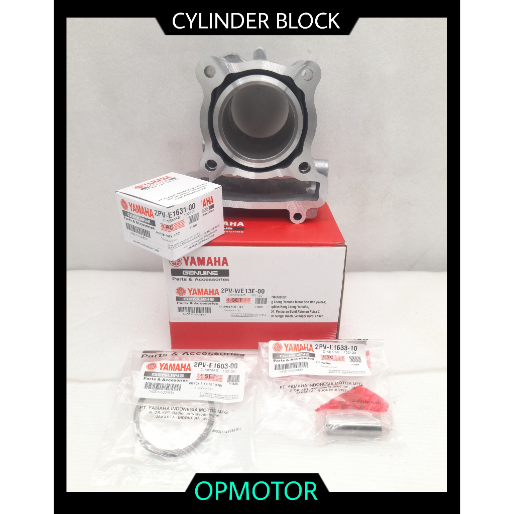 Yamaha Y15zr V1 V2 Cylinder Block Set Standard Blok Set Standard | Shopee Malaysia