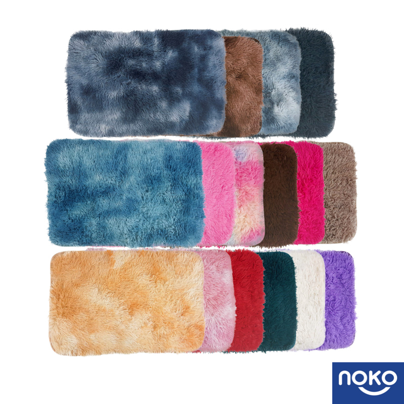 Fluffy Floor Mat Carpet 45x70cm (Solid Color) | Shopee Malaysia