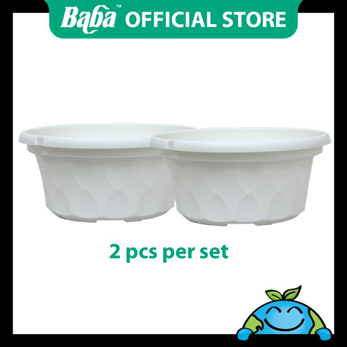 Baba Official | [2pcs] Baba SC-260 Biodegradable Flower Pot [26cm x ...