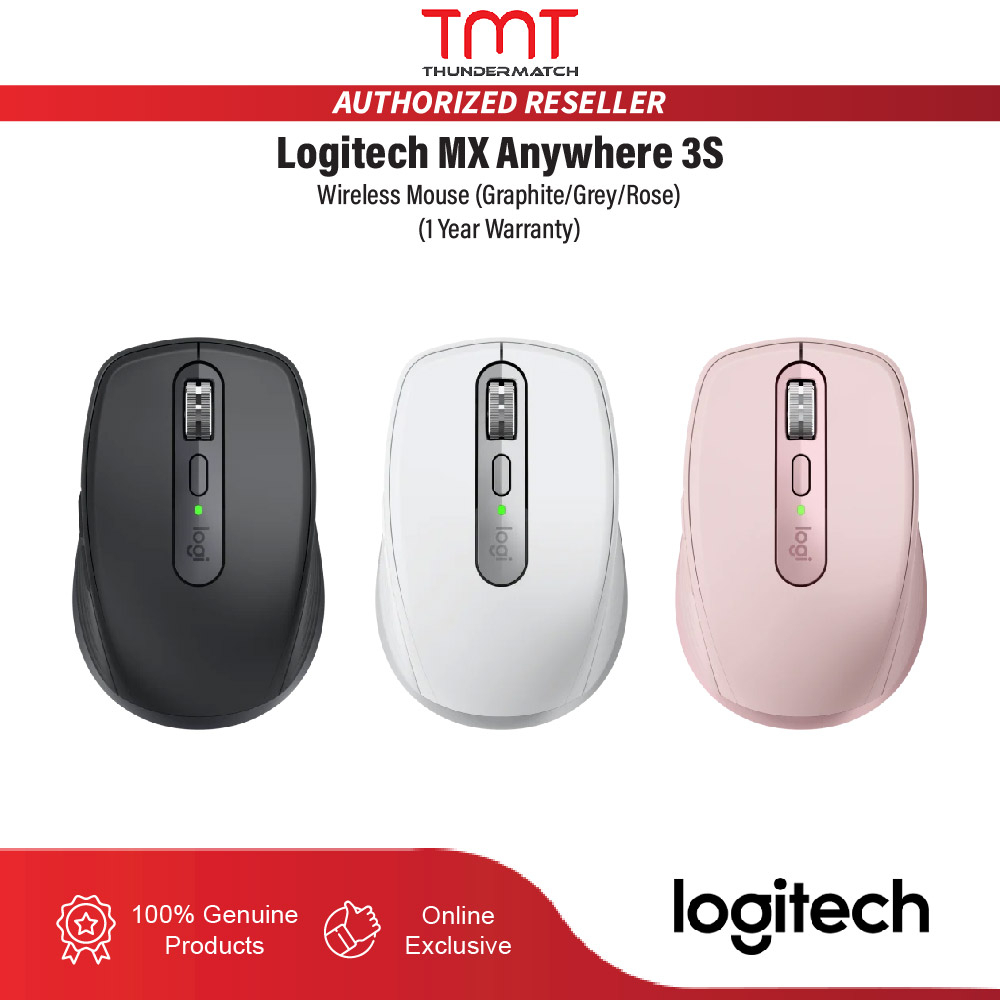Logitech MX Anywhere 3 / MX Anywhere 3S Wireless Mouse Windows | Apple ...