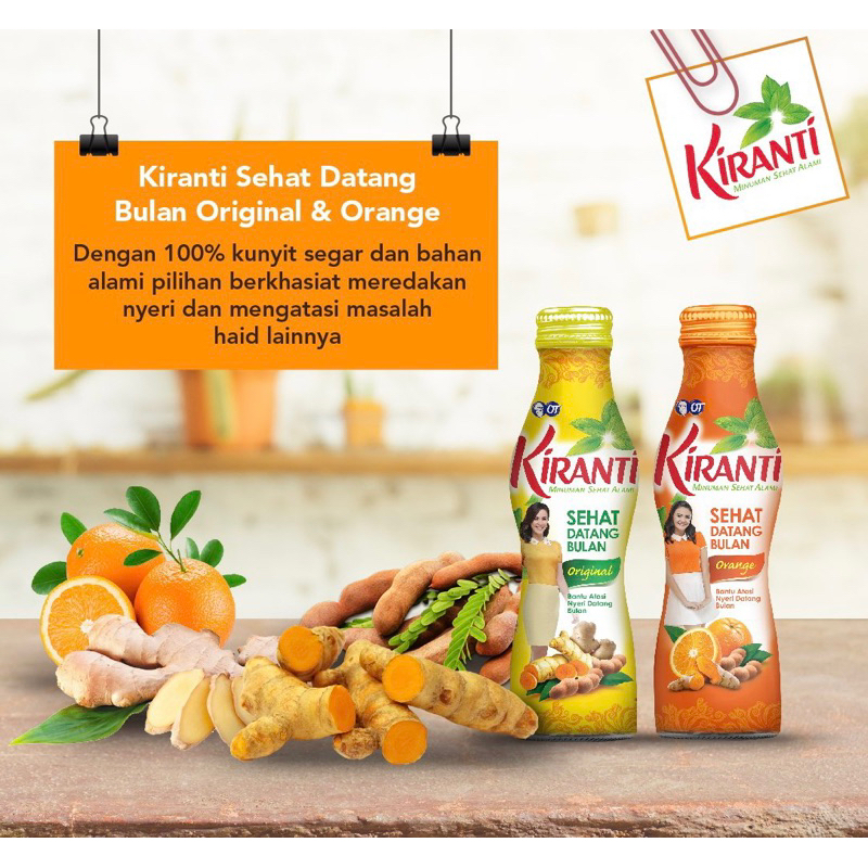KiRANTi | MINUMAN SIHAT ALAMI/SIHAT DATANG BULAN [ 120 ml & 150 ml ...
