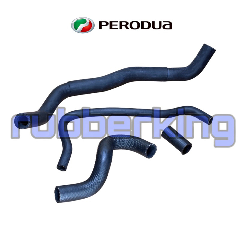 (1SET) PERODUA VIVA 650 850 1.0 RADIATOR WATER HOSE + BY PASS HOSE ...