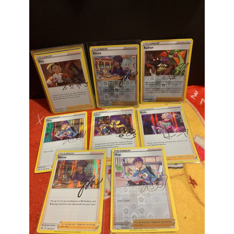 Pokemon Tcg - Nessa , Bea , Raihan trainer | Shopee Malaysia