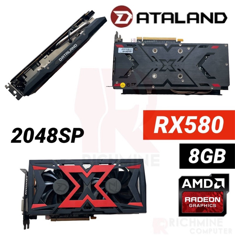 🔥OFFER🔥 SAPPHIRE XFX RX570 RX580 RX590 8GB GAMING GPU Graphics Card Desktop PC 8G 470 480 580 ...