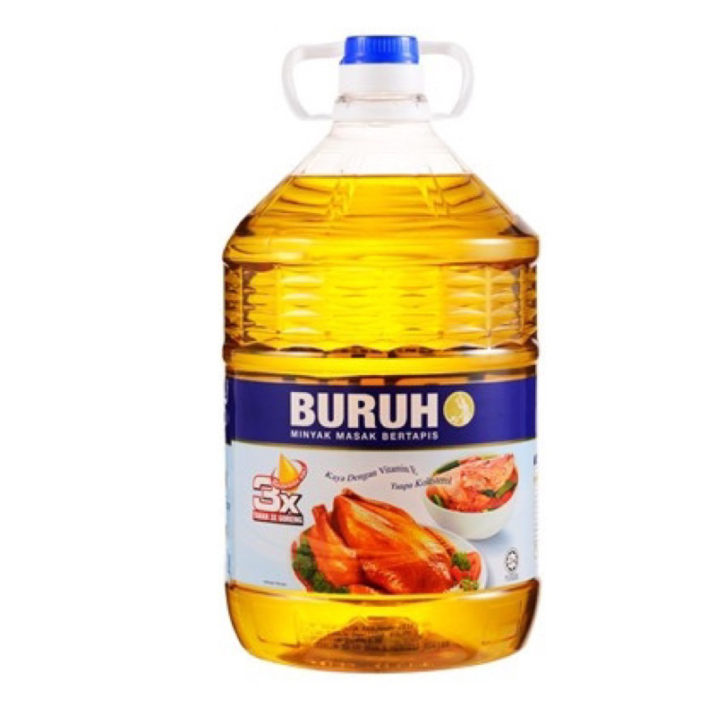 Buruh Cooking Oil (5kg)(one bill two bottol only) | Shopee Malaysia