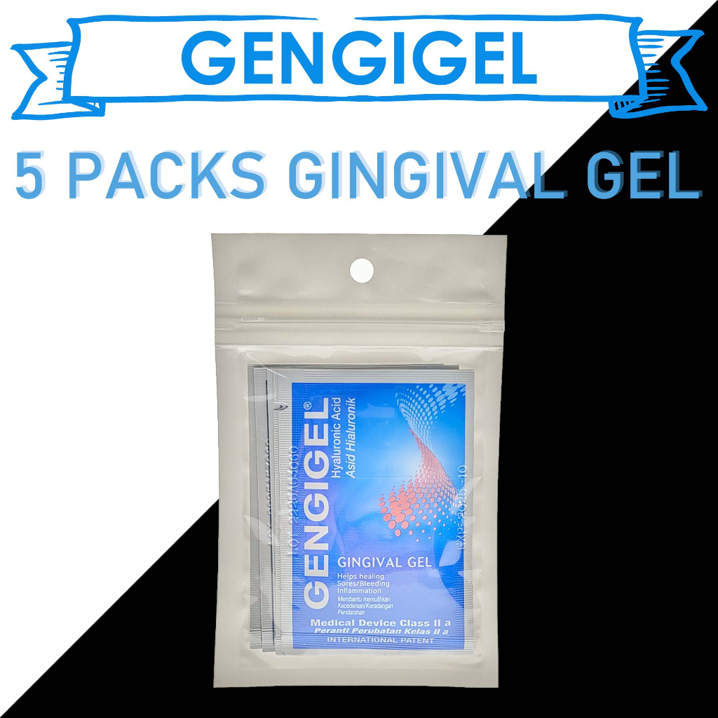Gengigel® 1ml Gingiva Gel Oral Gel Ulcer (Hyaluronic Acid) Gingivitis ...