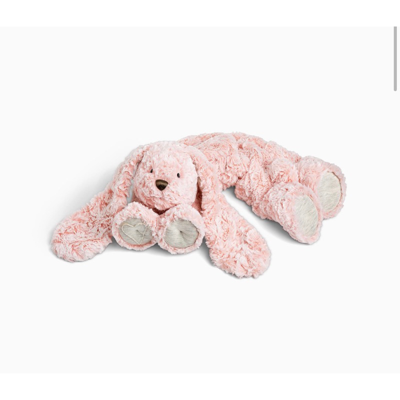 DEMDACO Heartful Hugs Pink Bunny Rabbit Weighted Neck Wrap Neck pillow ...