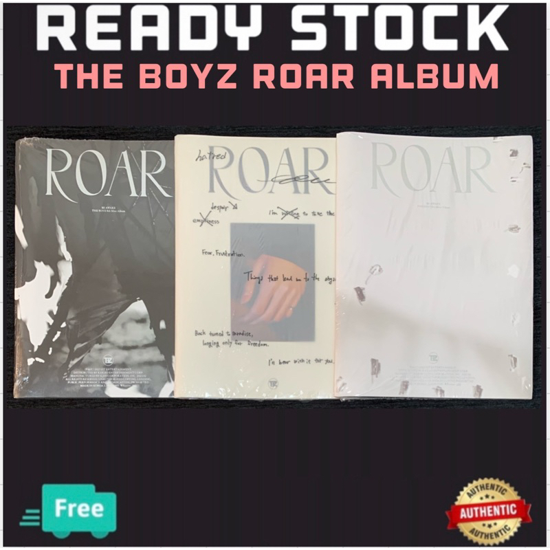 OFFICIAL THE BOYZ ROAR BE AWAKE ALBUM(SEALED) | Shopee Malaysia