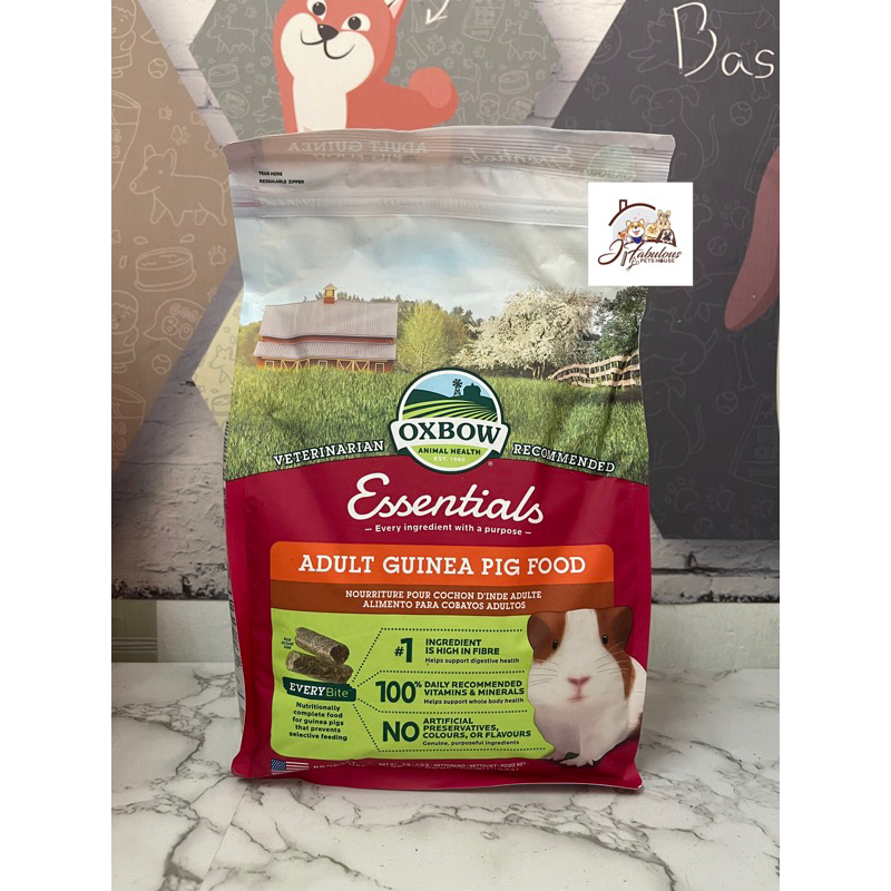 Oxbow Essentials Adult Guinea Pig Food (5 lb) - 2.25kg【Exp4/26 ...