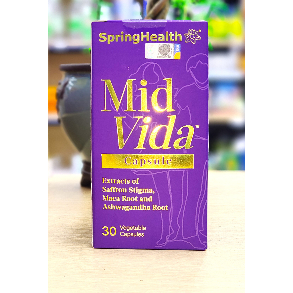 SPRINGHEALTH MID VIDA CAPSULE 30'S (SAFFRON, ASHWAGANDHA, MACA ...