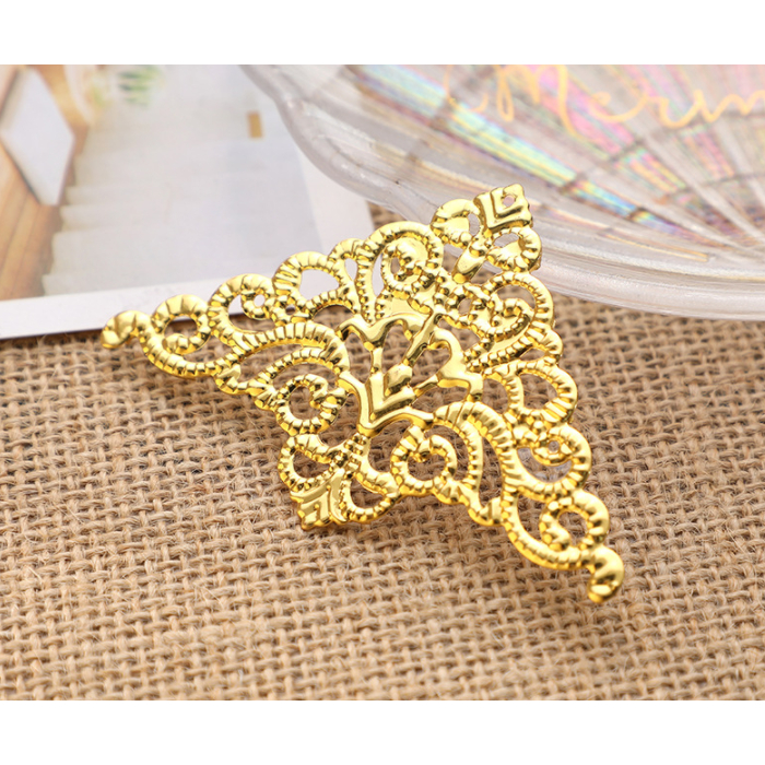 10pcs 50mm Plat Besi Sudut Corner Iron Plate Decor Metal Embellishment ...