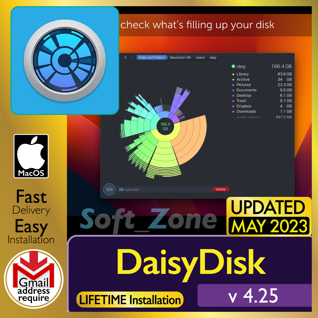 DaisyDisk 4.25 - Recover Disk Space & Visualize It Easily [macOSX ...