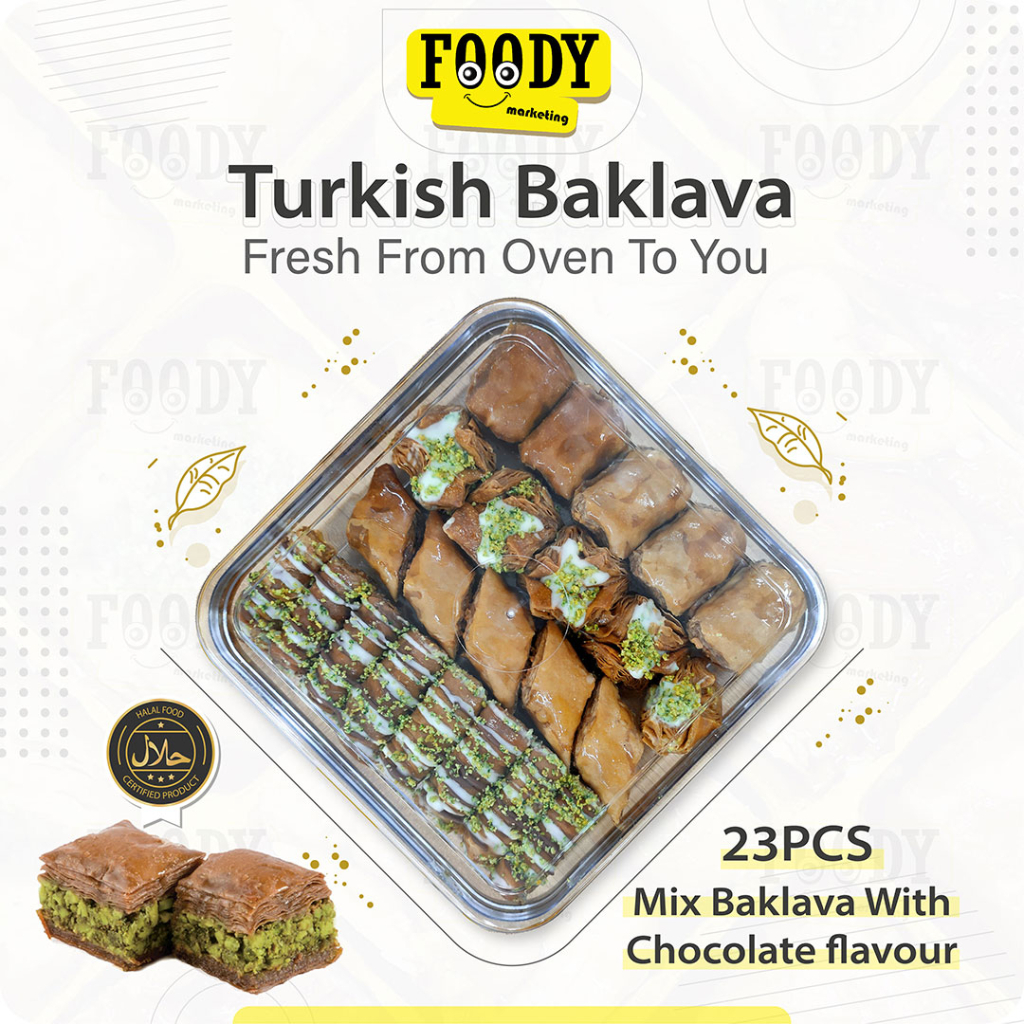 Turkish Baklava Sweet Mix Baklava | Assorted Baklava | Weekly Fresh ...