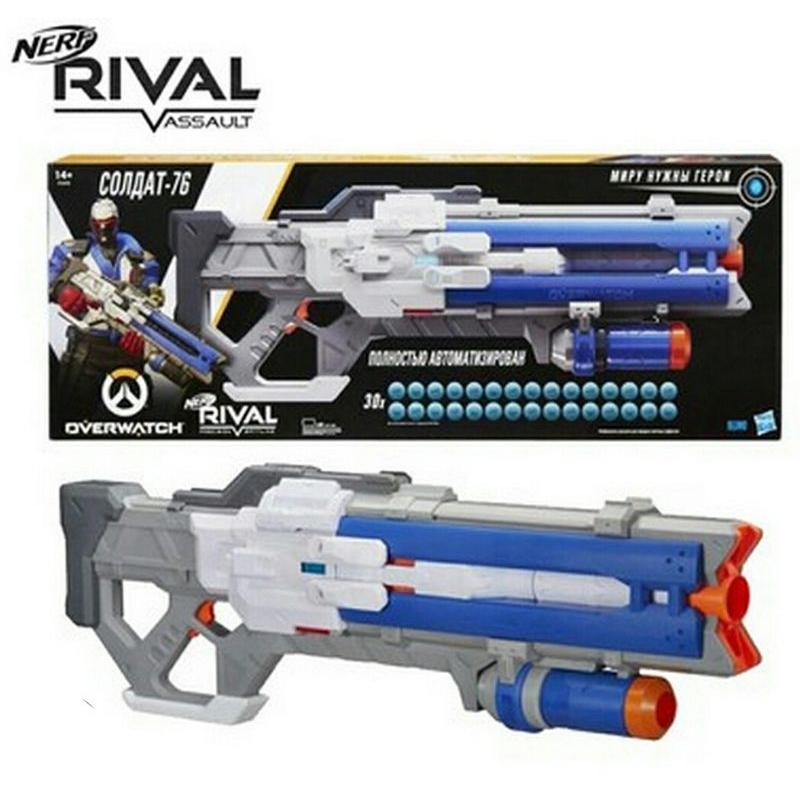 Nerf Overwatch Soldier: 76 Nerf Rival Blaster (Fully Motorized ...