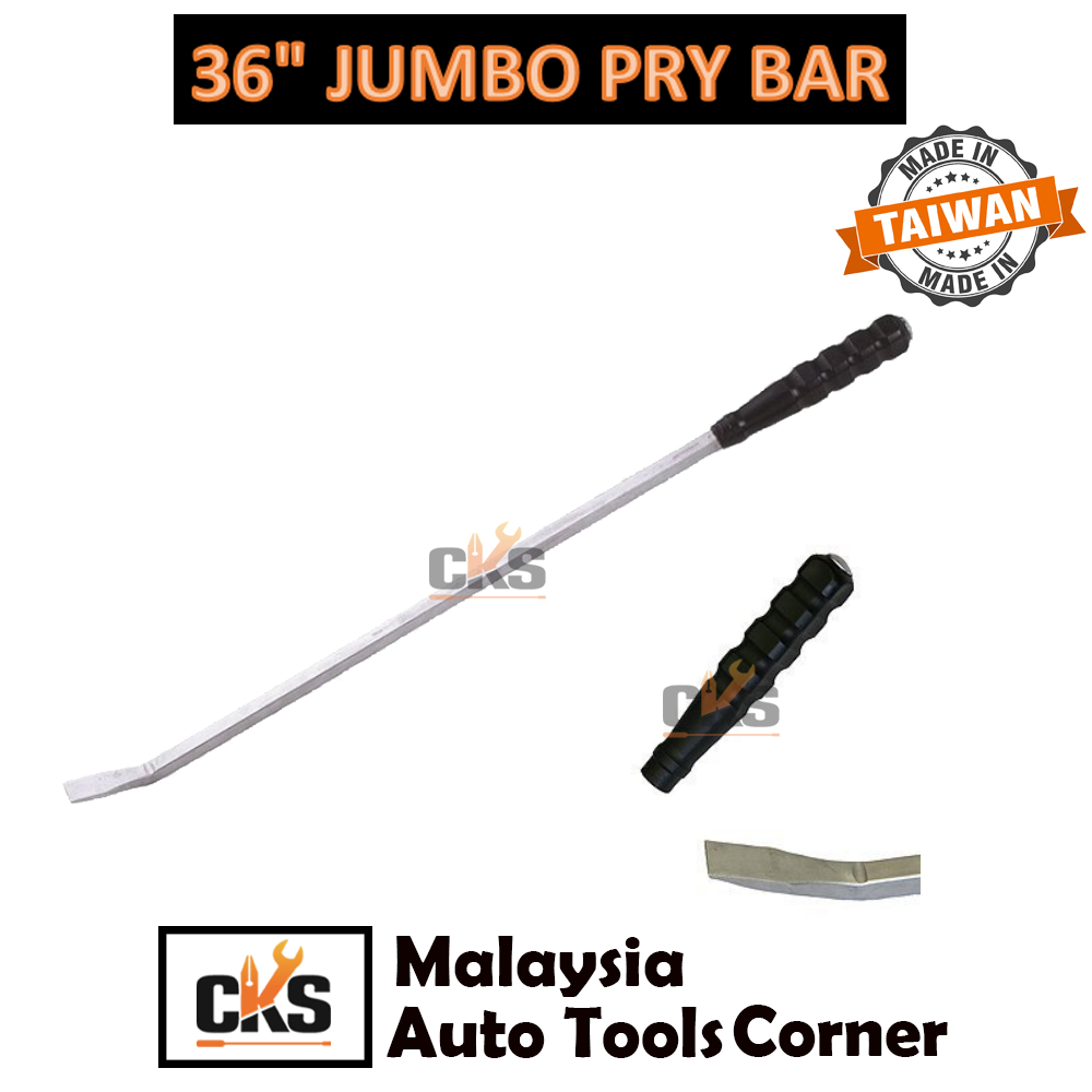 36" Heavy Duty Jumbo Pry Bar Made In Taiwan Automotive Tool Remover ...