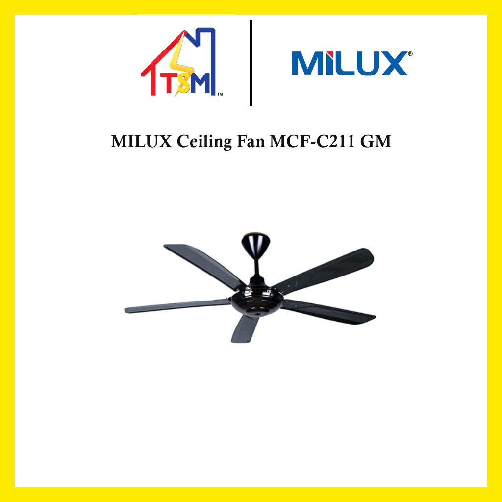 Milux Ceiling Fan 56" MCF-C211 ABS Aero Dynamic Blade with Remote ...