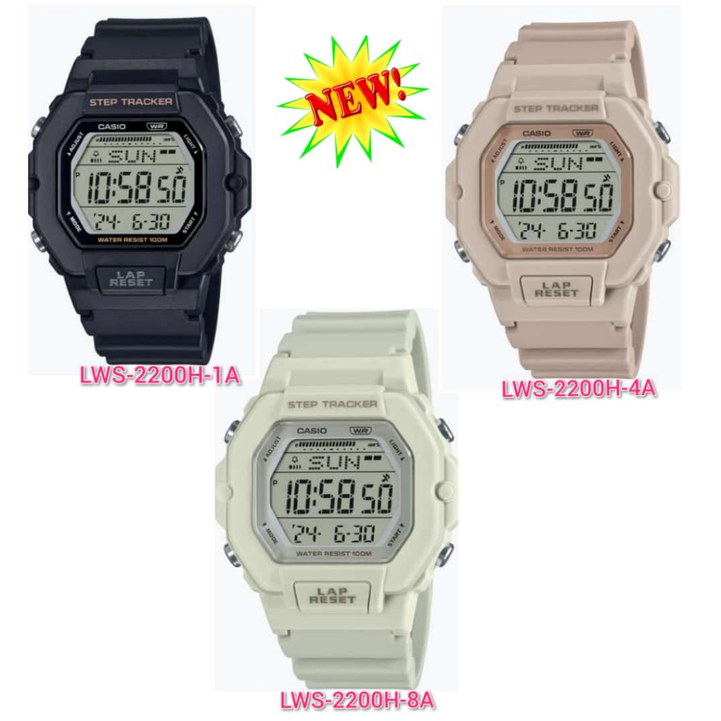 Casio Digital Women's Watch LWS-2200H | Shopee Malaysia