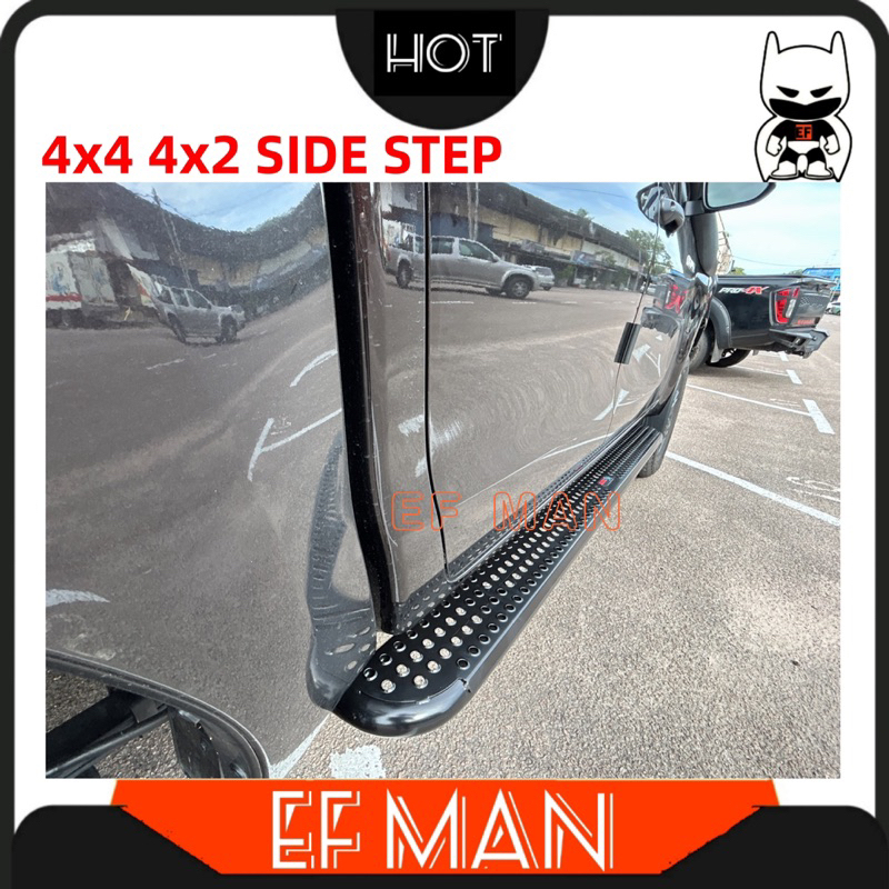 BULL SIDE STEP 4WD 4x4 FOOT STEP 4 DOOR HILUX VIGO REVO ROCCO RANGER T6 ...