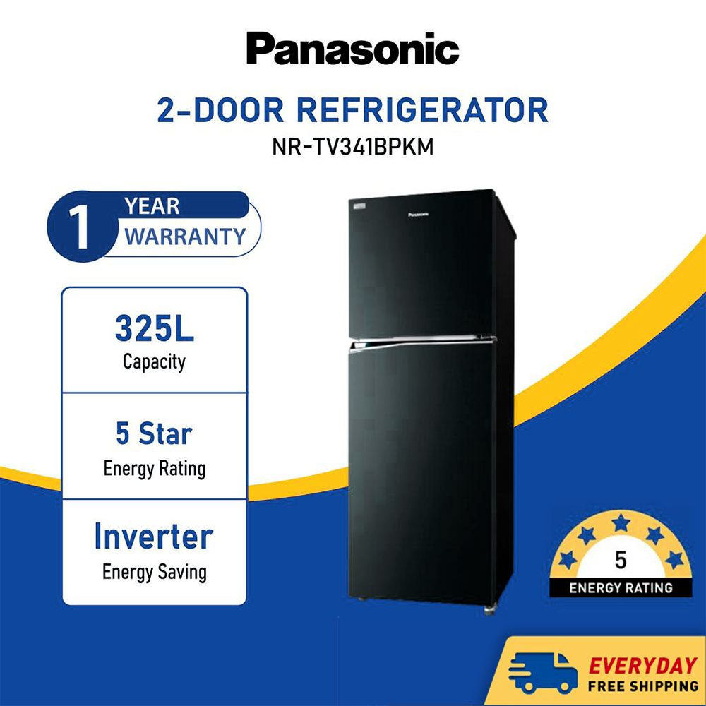 Panasonic Nr-Tv341 325L Inverter Energy Saving 2-Door Top Freezer ...