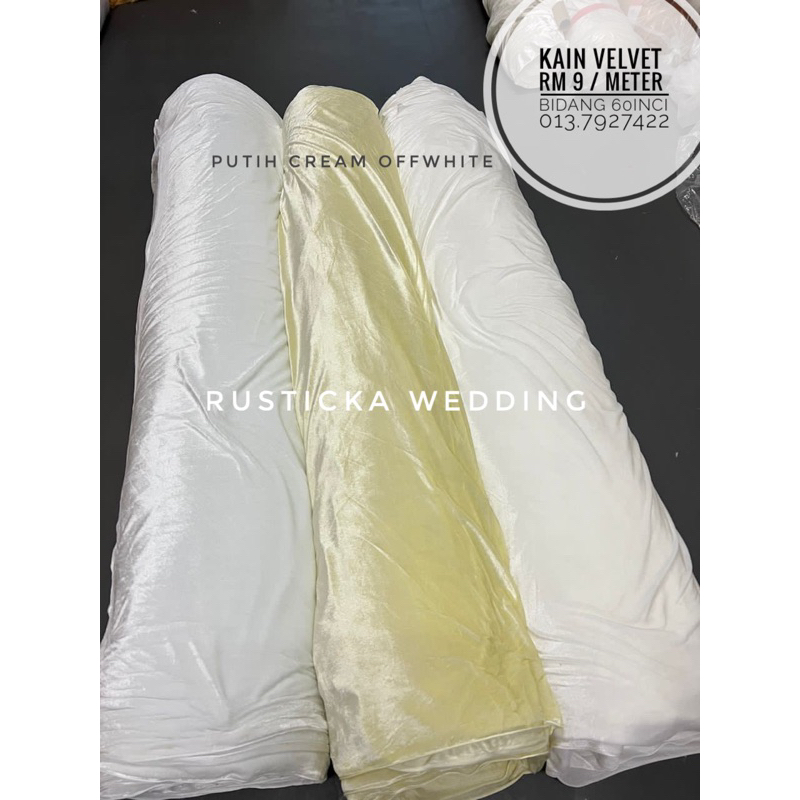 Kain Backdrop Pelamin Velvet Kain Velvet Plush baldu Meter Wedding ...