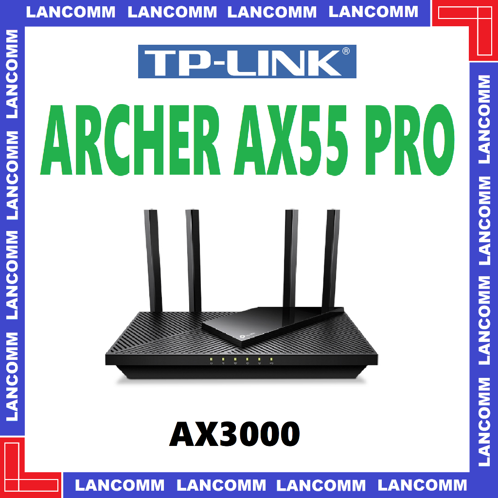 TP-LINK Archer AX55 PRO AX3000 Multi-Gigabit Wi-Fi 6 Router with 2.5G Port Router | Shopee Malaysia