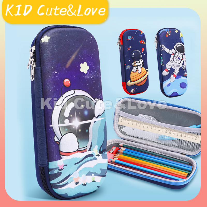 Astronaut Pencil Case Kids EVA Cartoon School Pencil Box Stationery ...