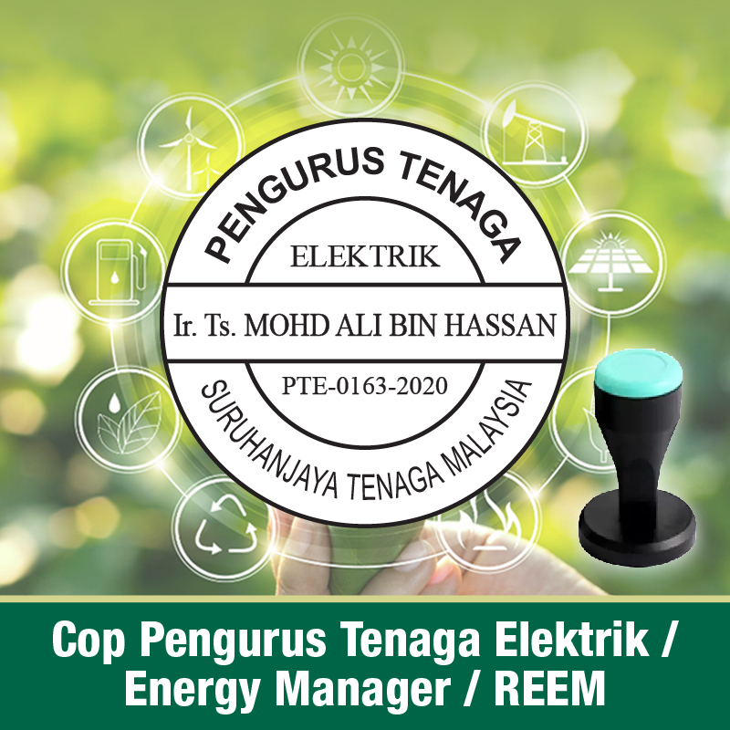 Cop Pengurus Tenaga Elektrik / Energy Manager / REEM | Shopee Malaysia