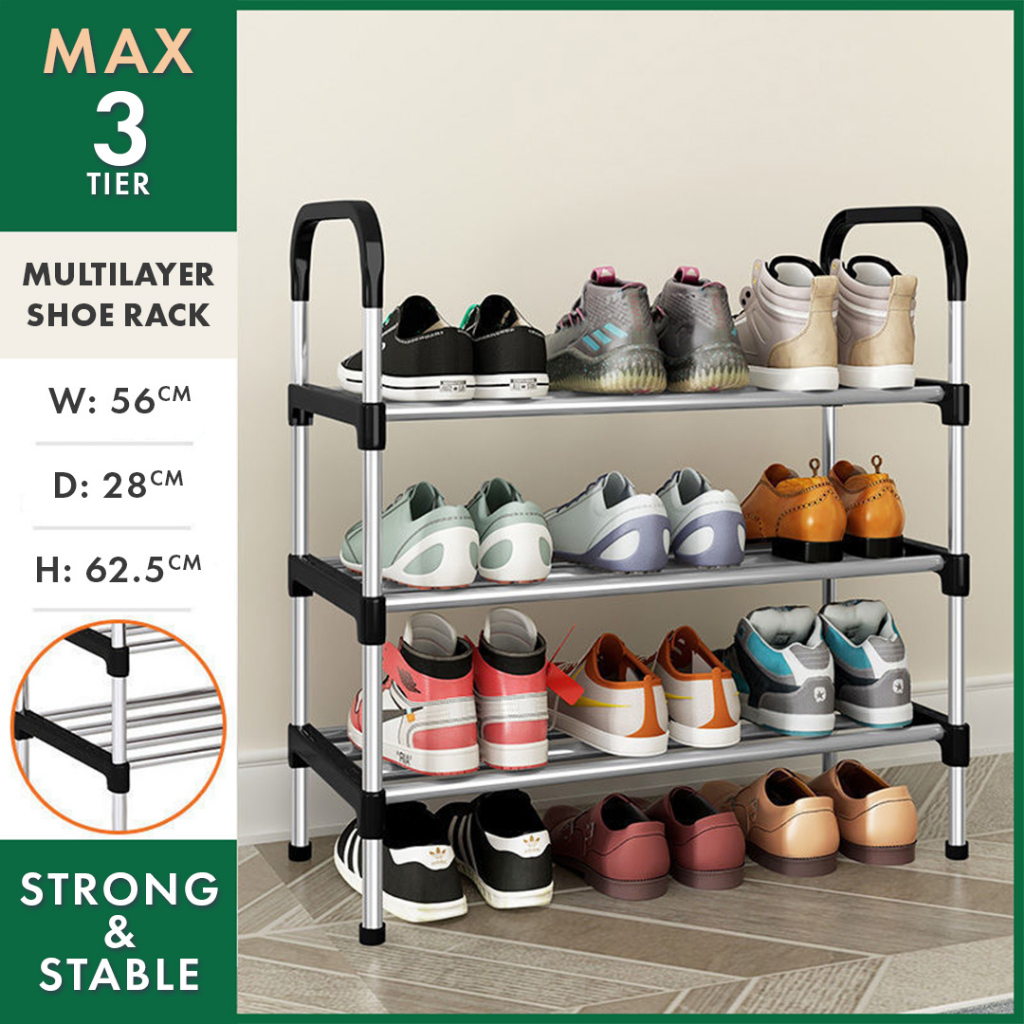 F&F : Rak kasut /rak kasut murah /shoes rack/rak kasut besi/Stainless ...
