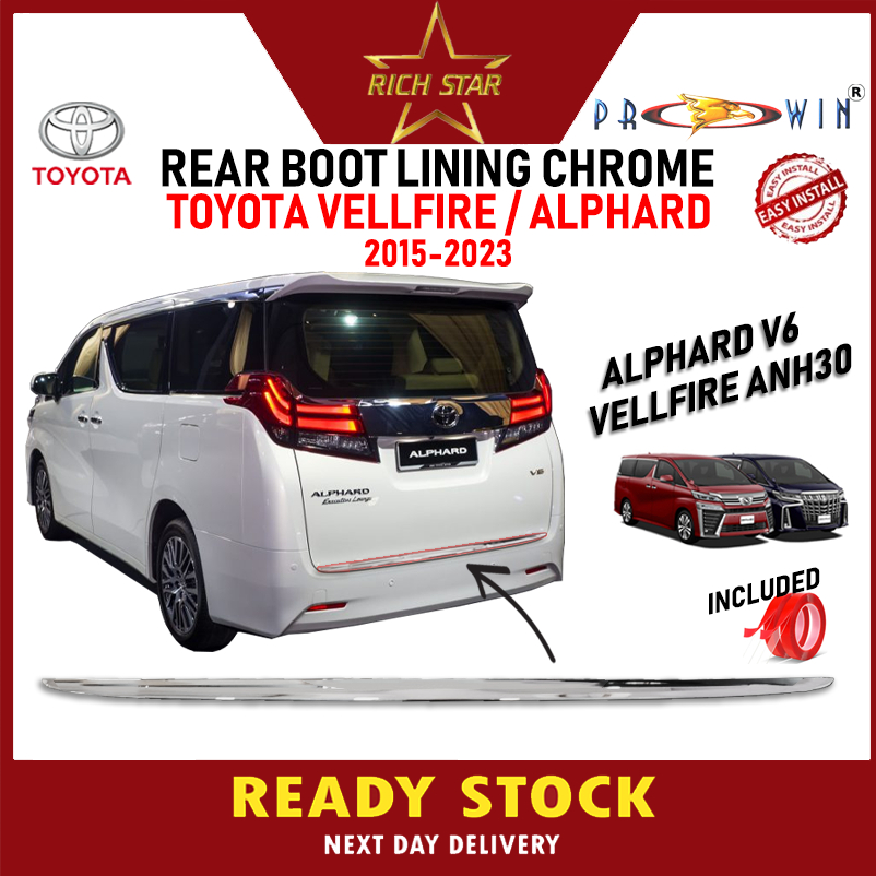 Toyota Alphard/Vellfire AH30ANH30/AGH30(15-23)Rear Boot Trunk Lining ...